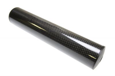 King Arms Carbon Fibre Suppressor 14mm CW/CCW 41 x 200mm - Zero One Airsoft
