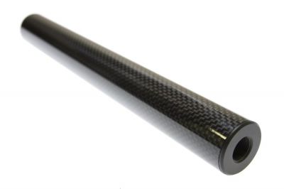 King Arms Carbon Fibre Suppressor 14mm CW/CCW 30 x 250mm - Zero One Airsoft