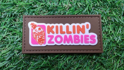 ZO PVC Velcro Patch "Killin' Zombies" - Zero One Airsoft