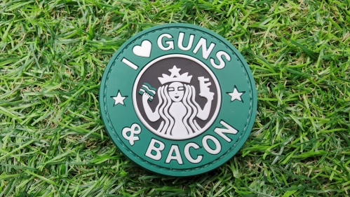 ZO PVC Velcro Patch "Guns & Bacon" - Zero One Airsoft