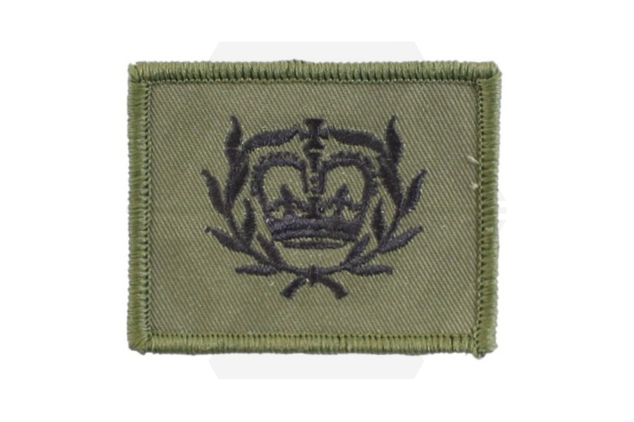 Helmet Rank Patch - WO2 RQMS (Subdued) - Zero One Airsoft