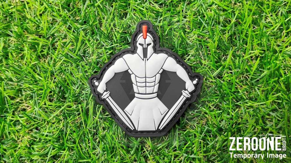 ZO PVC Velcro Patch "Spartan Warrior" - Zero One Airsoft