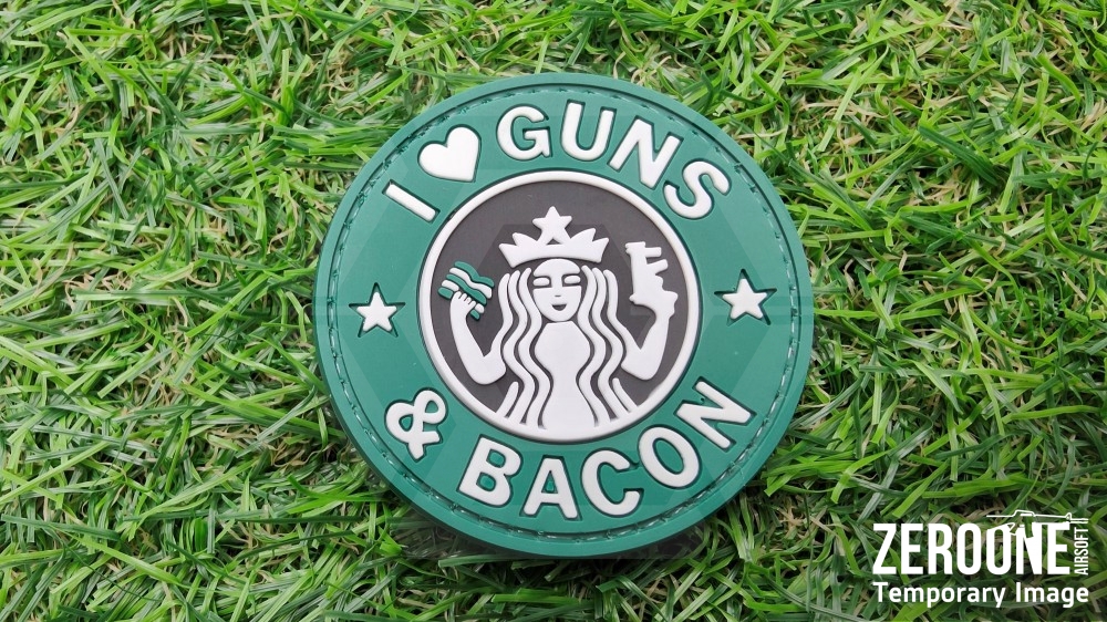 ZO PVC Velcro Patch "Guns & Bacon" - Zero One Airsoft