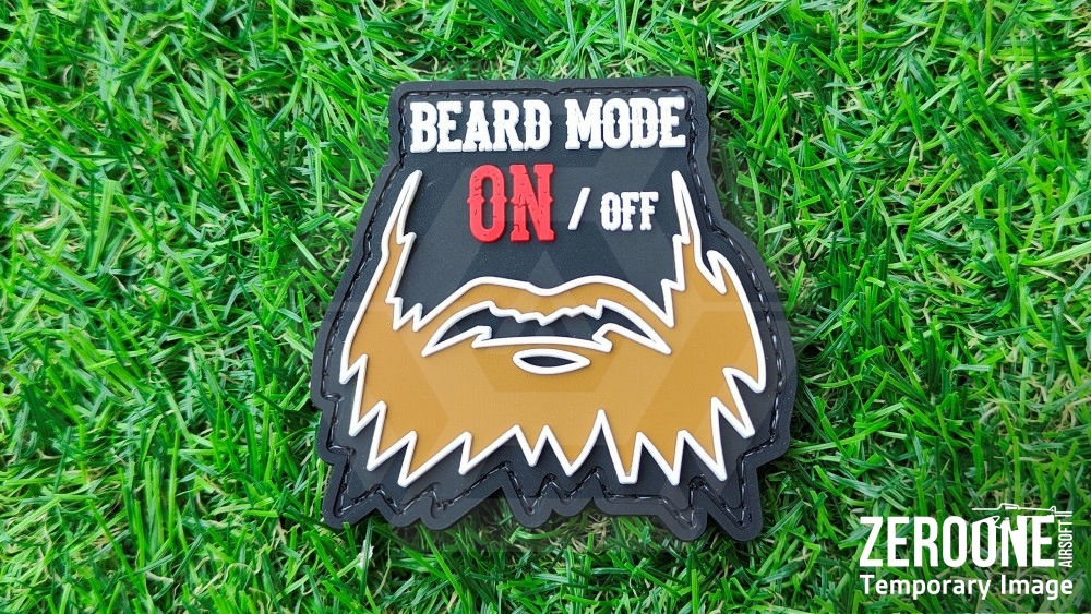 ZO PVC Velcro Patch "Beard Mode" - Zero One Airsoft