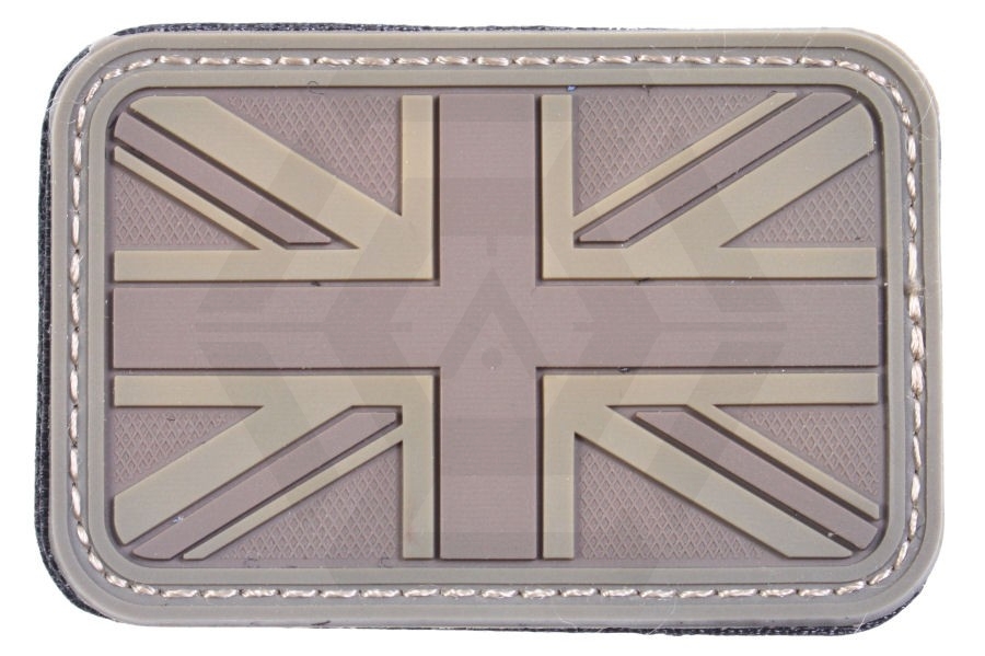 EB Velcro PVC Union Flag Patch (Tan) - Zero One Airsoft