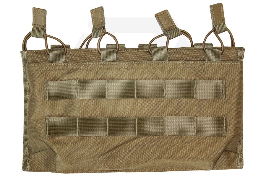 Viper MOLLE Quick Release Quadruple Mag Pouch (Coyote Tan) - Zero One ...