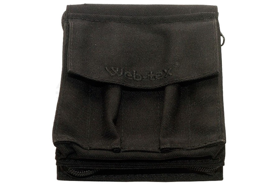 Web-Tex A6 Notebook Case (Black) - Zero One Airsoft