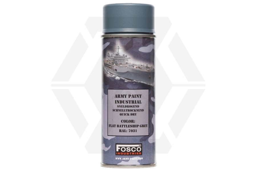 Fosco Army Spray Paint 400ml (Battleship Grey) - Zero One Airsoft