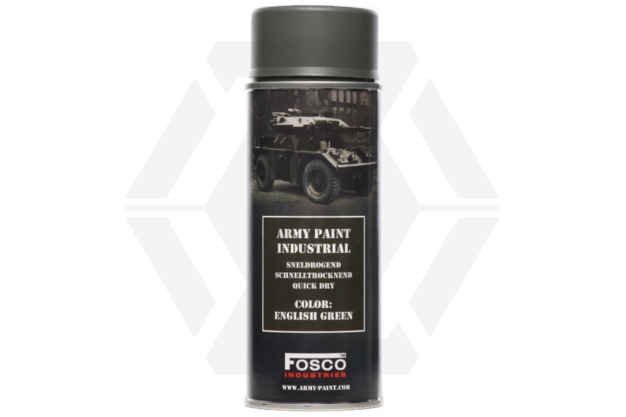 Fosco Army Spray Paint 400ml (English Green) - Zero One Airsoft