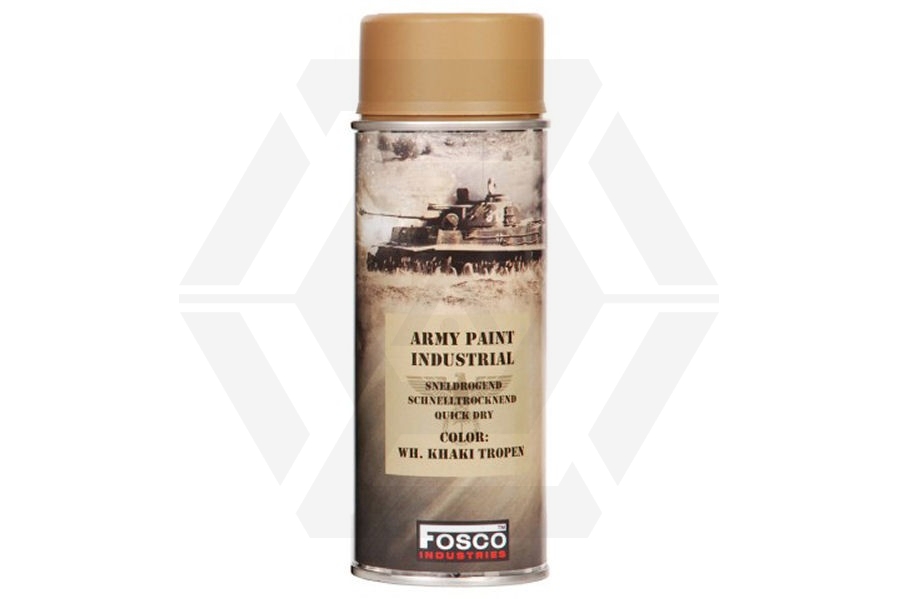 Fosco Army Spray Paint 400ml (Khaki) - Zero One Airsoft