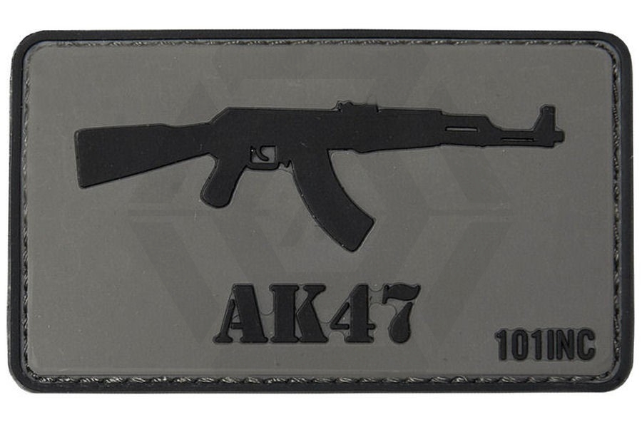 101 Inc PVC Velcro Patch "AK47" - Zero One Airsoft