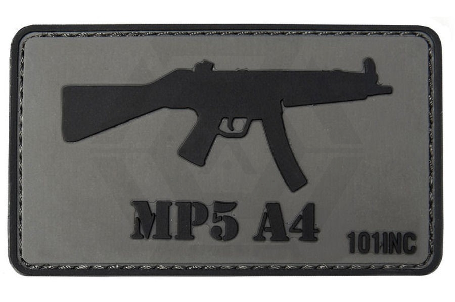 101 Inc PVC Velcro Patch "MP5 A4" - Zero One Airsoft