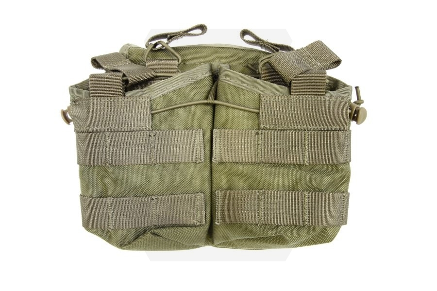 TMC MOLLE Quick Release Quadruple Mag Pouch (Khaki) - Zero One Airsoft